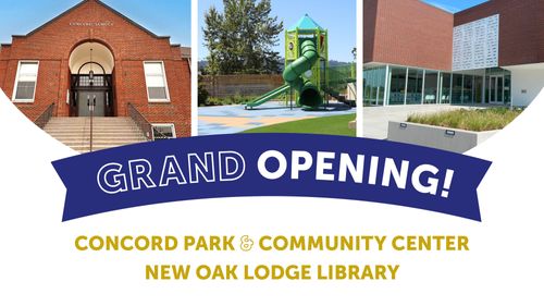 Grand Opening Celebration | North Clackamas Parks & Recreation District